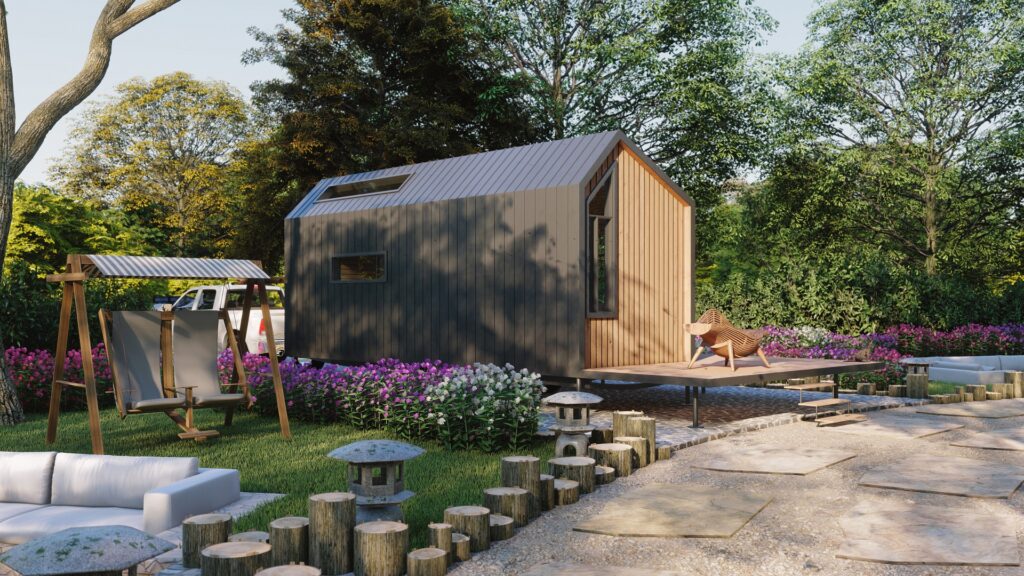 Discover the Magic: Modern Mountain Tiny Houses with Round Window ...